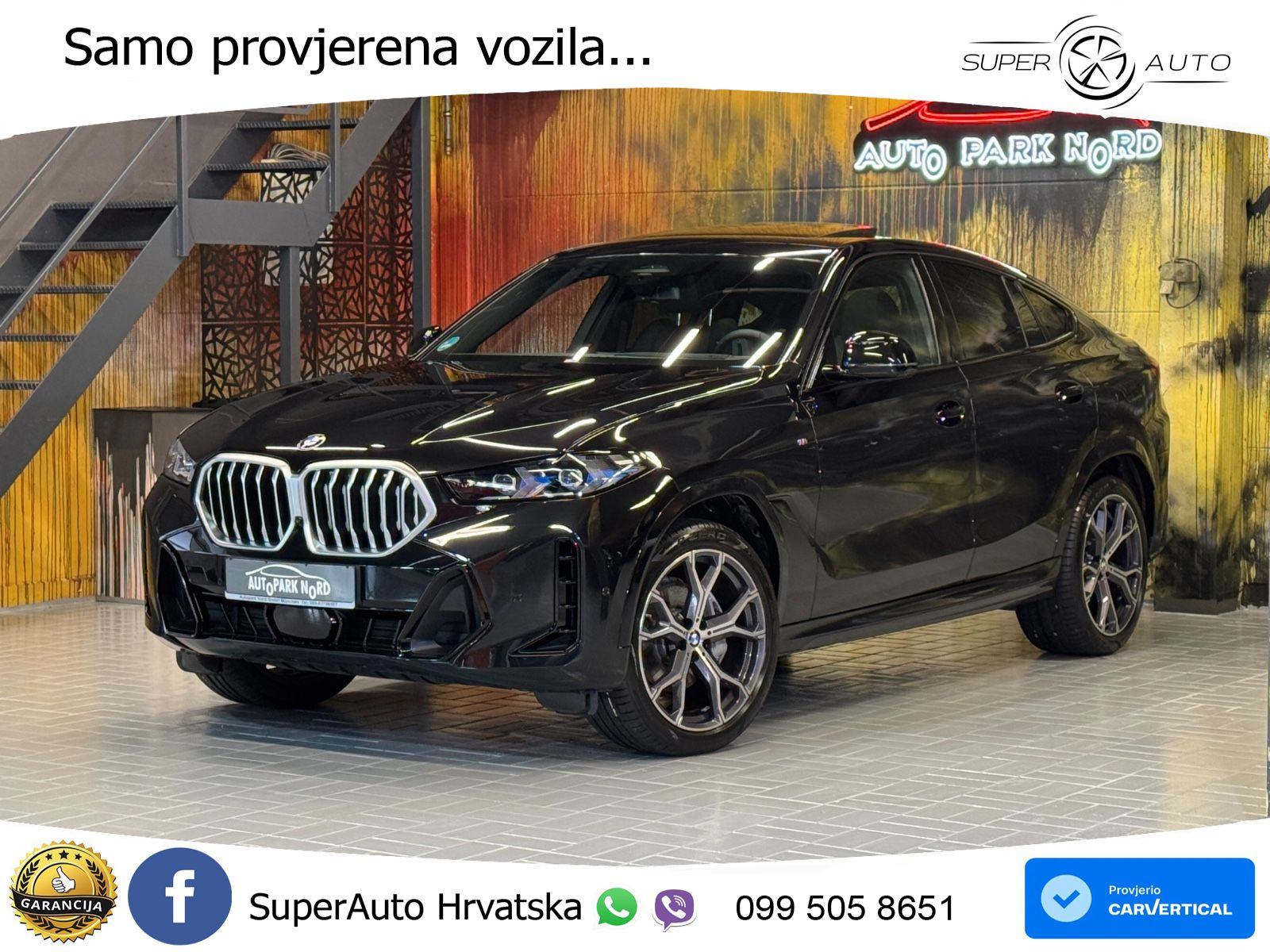 BMW X6 30d xDrive Aut. M Sport 286 KS, LED+360+TEM+4xGR SJED+PANO+HEAD ...