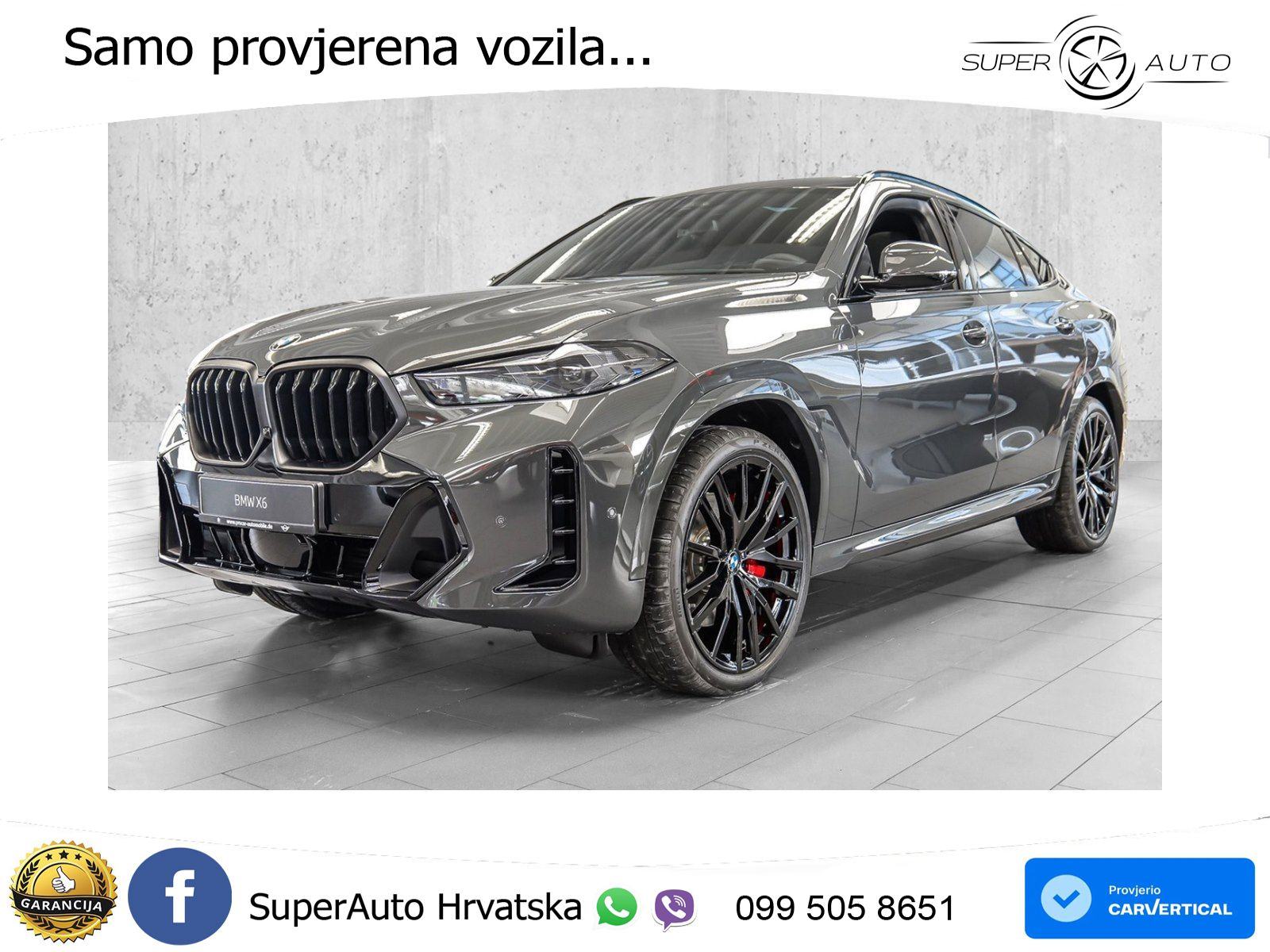 BMW X6 40d xDrive Aut. M Sport 340 KS, ZRAČNI+LED+ACC+4xGR SJED+KAM+VI, 2025 god.