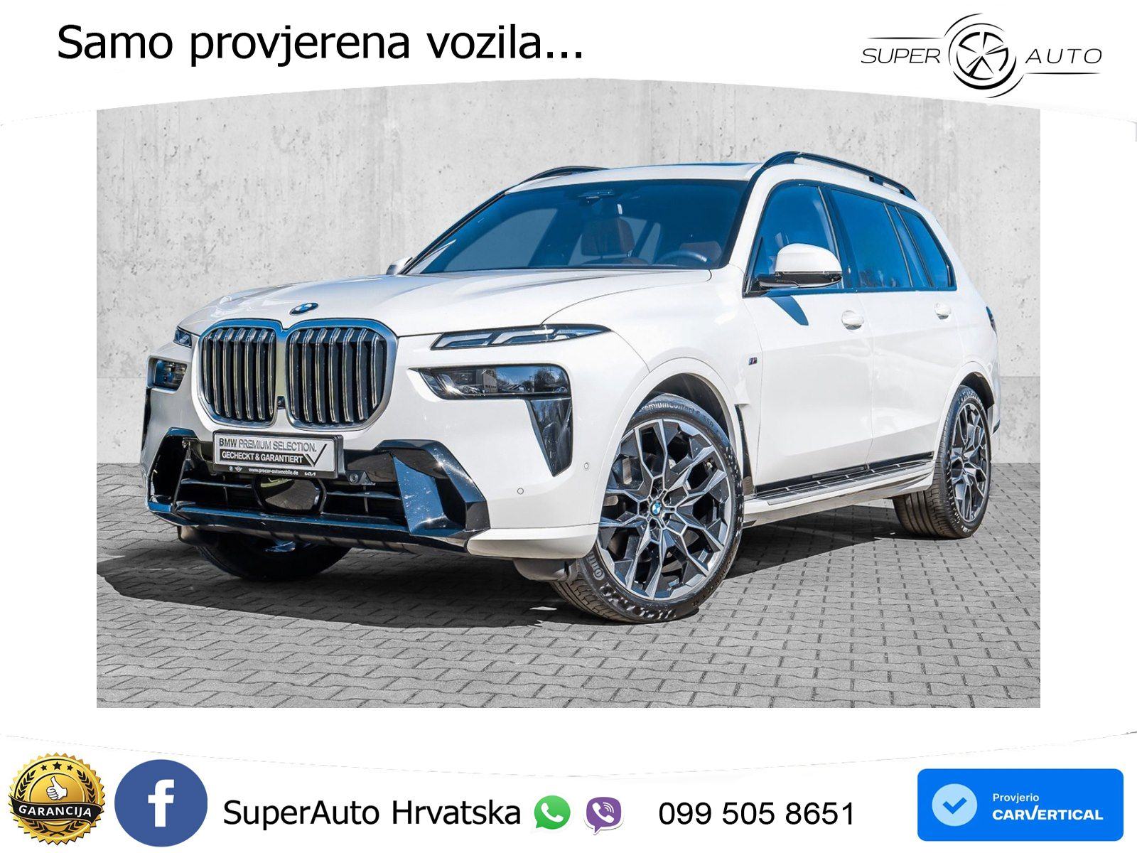 BMW X7 40d xDrive M Sport 352 KS, 7-SJED+LED+ACC+4xGR SJED+PANO+360+HE ...