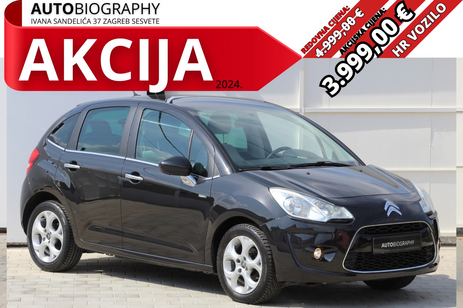 Citroën C3 1,4 Exclusive | Kupljen nov u Hr | AKCIJA 2024, 2010 god.