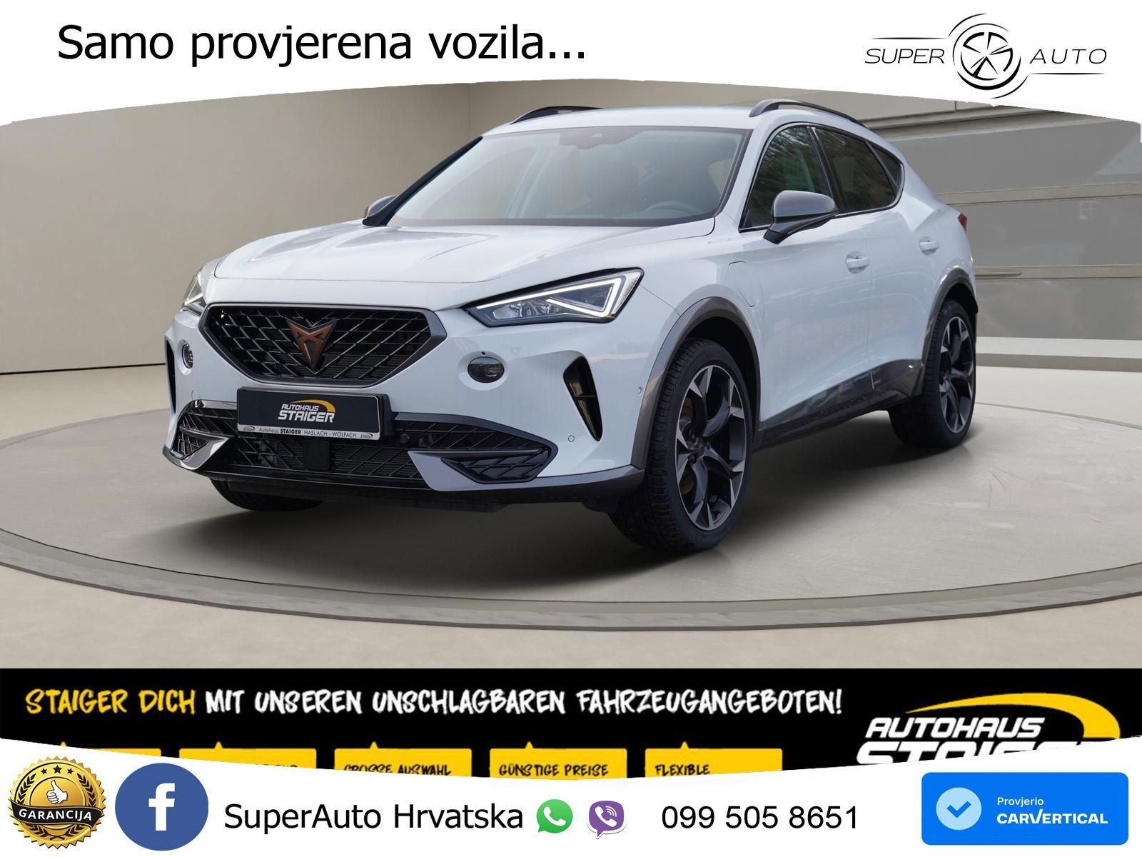 Cupra Formentor 1.4 TSI e-HYBRID DSG 204 KS, LED+ACC+GR SJED+KAM, 2023 god.