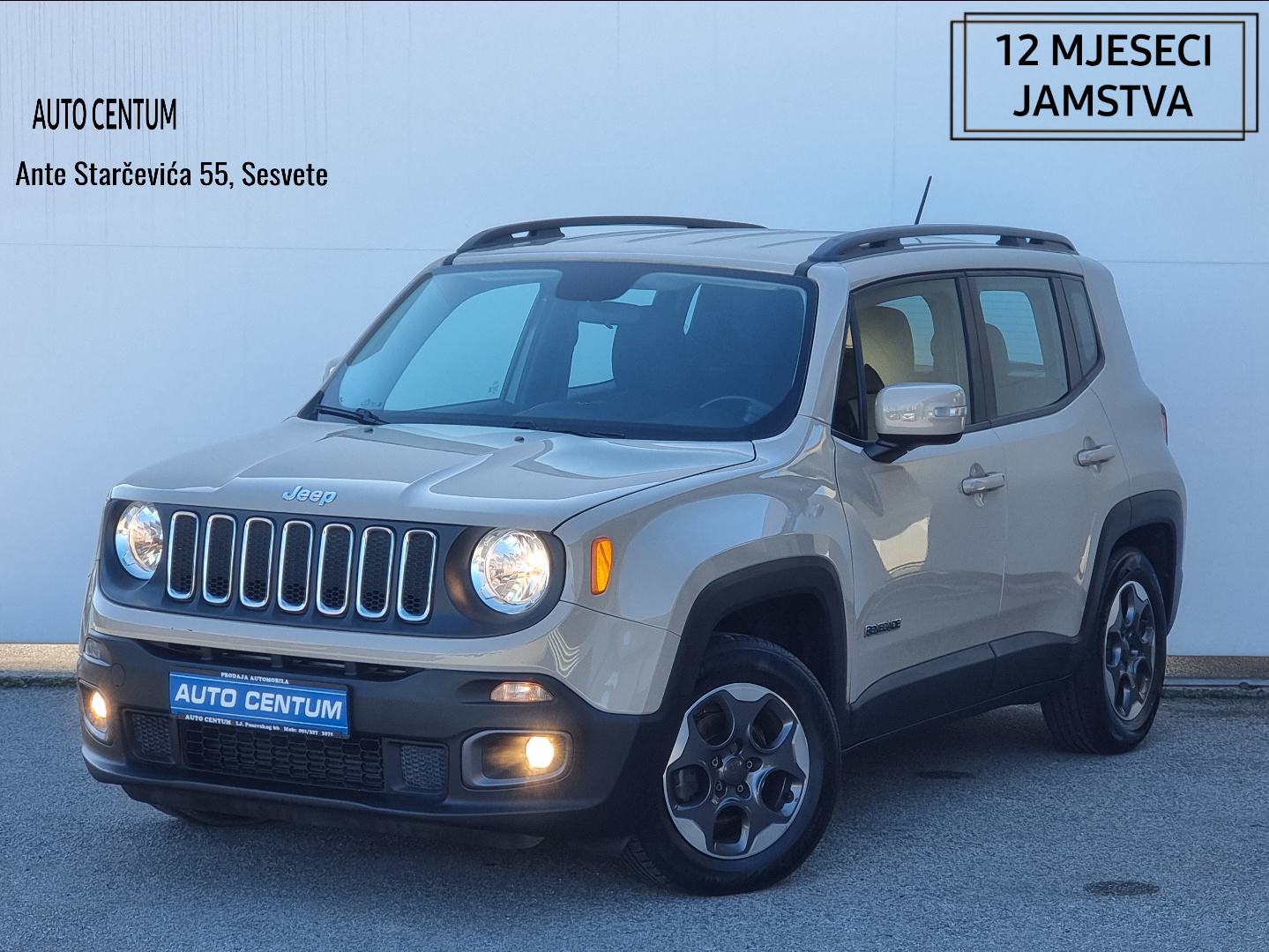 ⭐Dostupno odmah Jeep Renegade 1,6 MultiJet*Garancija 12Mj*, 2016 god.