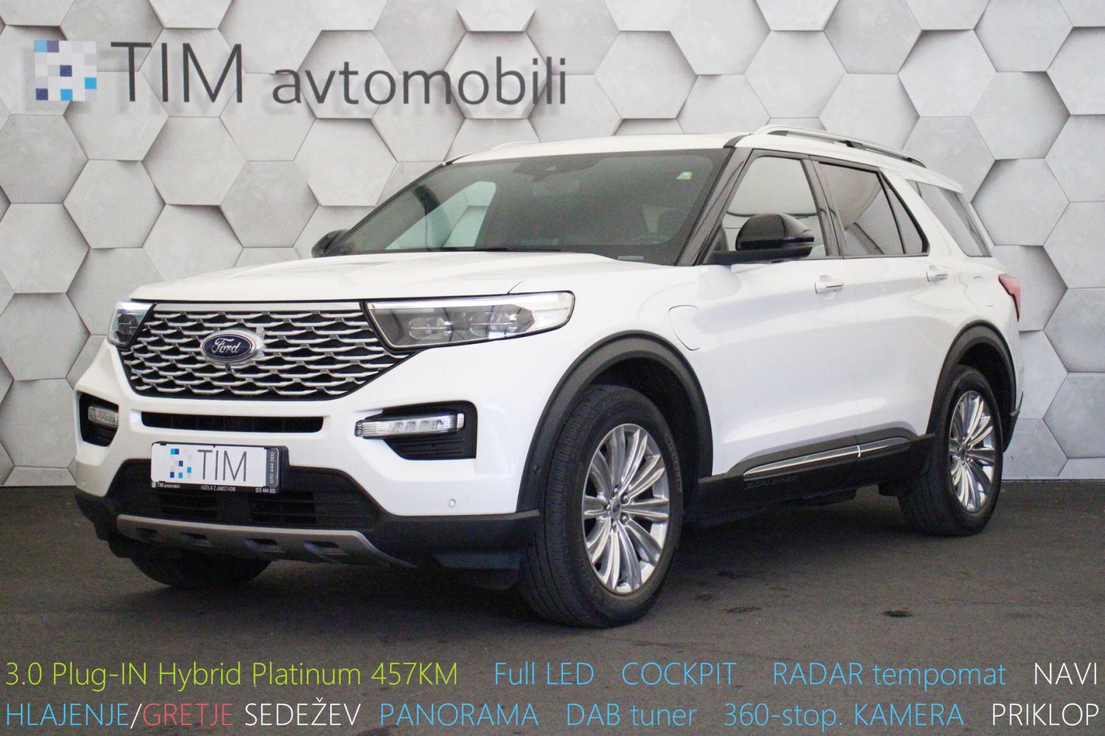 Ford Explorer Platinum 3.0 EcoBoost 457KM Plug-IN Hybrid PANO COCKPIT ...