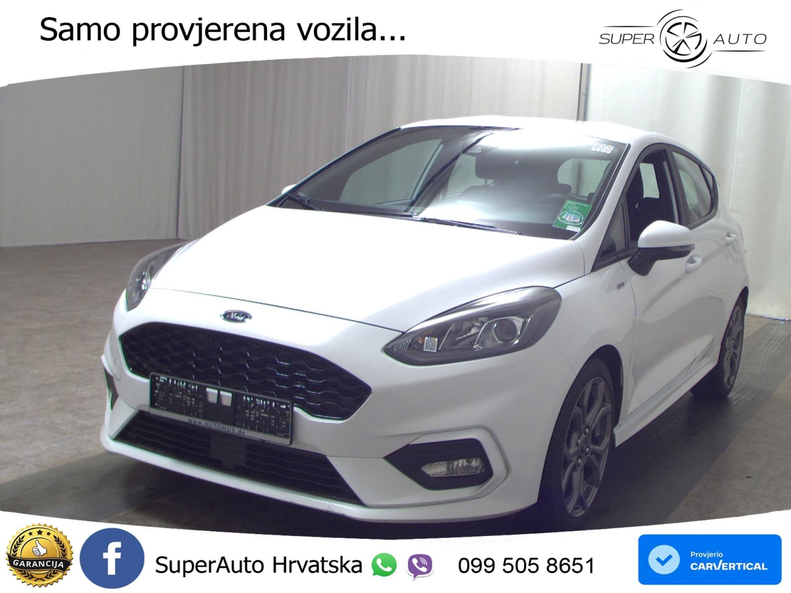 Ford Fiesta 1.0 EB ST-Line 125 KS, ACC+GR SJED+LED+PARK, 2021 god.