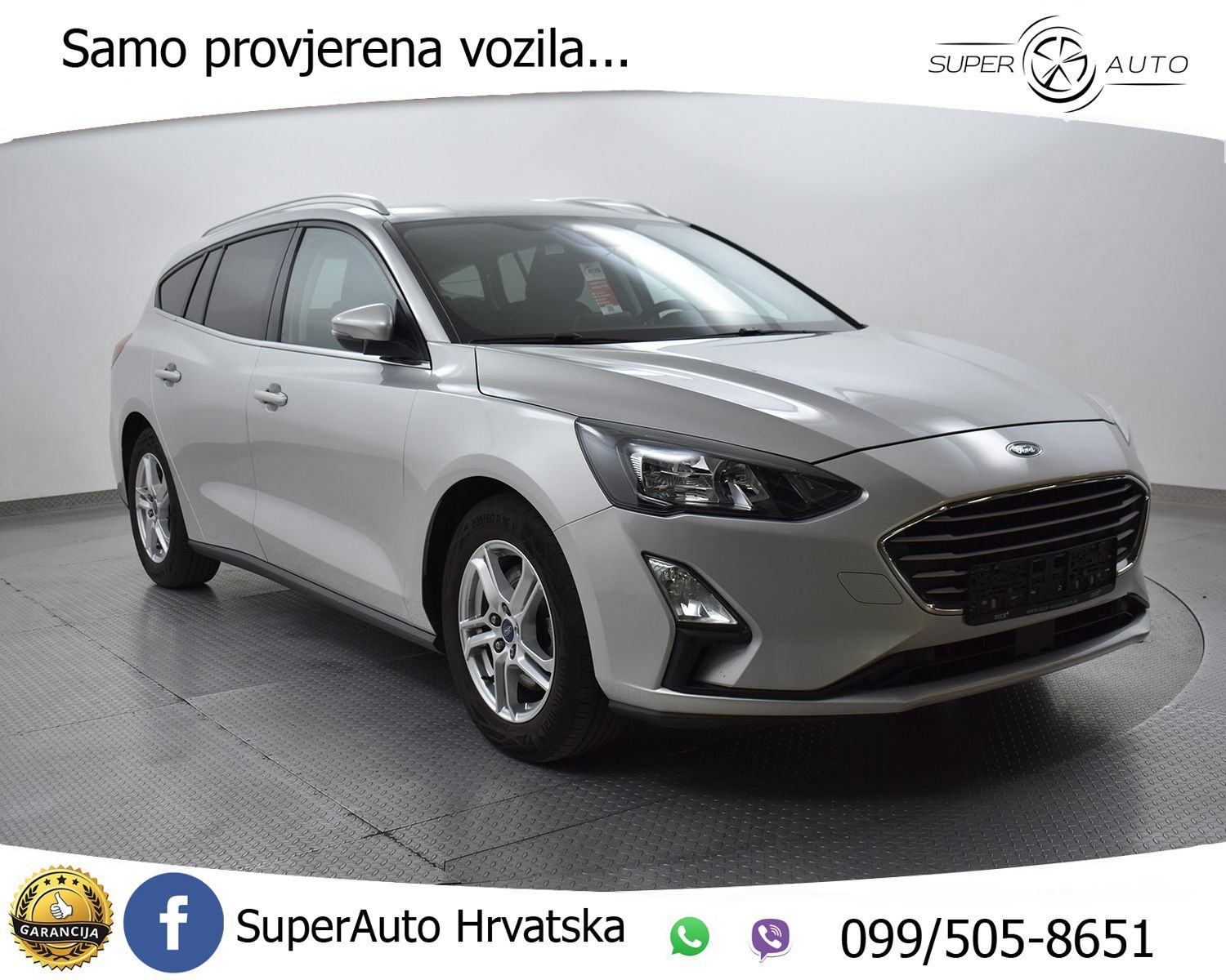 Ford Focus Tur 1.5 EB Cool&Conn 120 KS, LED+GR SJED+DAB+TEM, 2020 god.