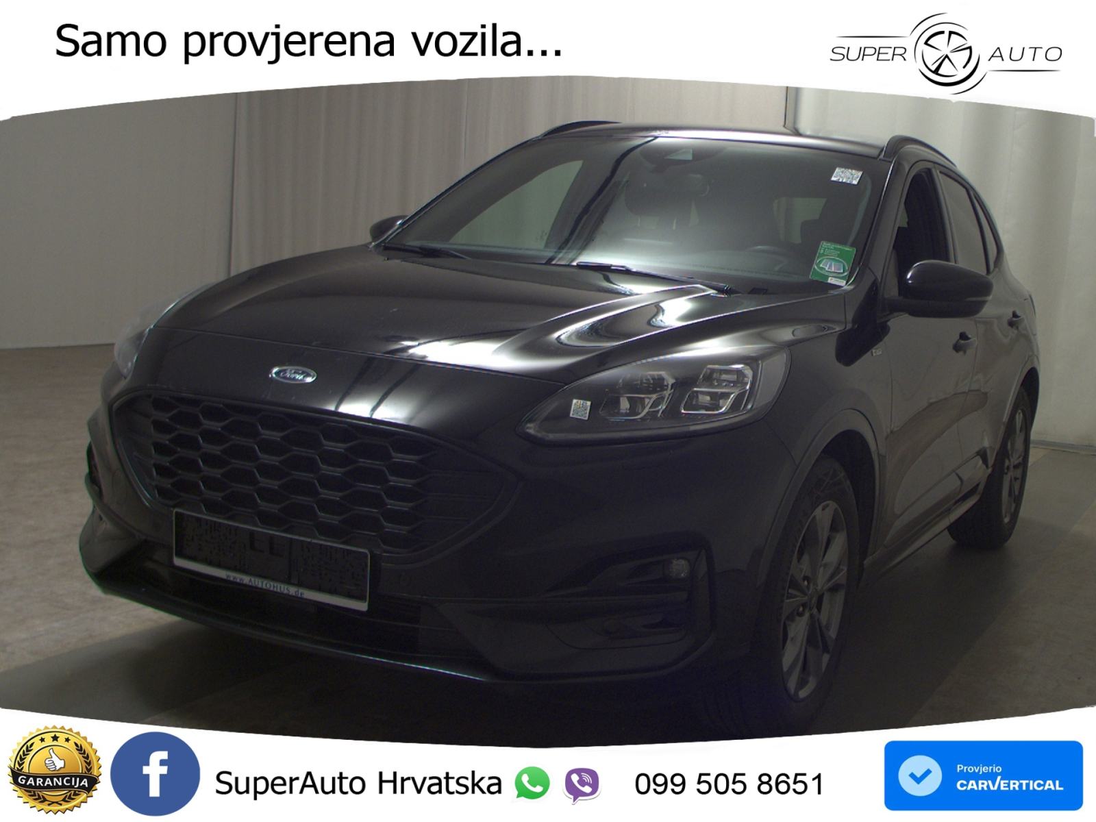 Ford Kuga 1.5 EB Aut. ST-Line, 120 KS, LED+KAM+GR SJED+VIRT+PARK, 2021 god.