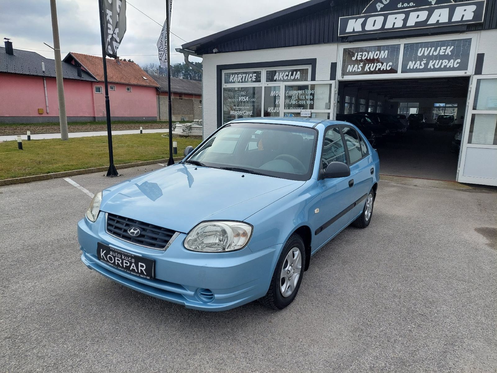 Hyundai Accent 1.3 SOHC, 140.000 km, NIJE UVOZ,REG. 23.02.2024.g., 2006 ...