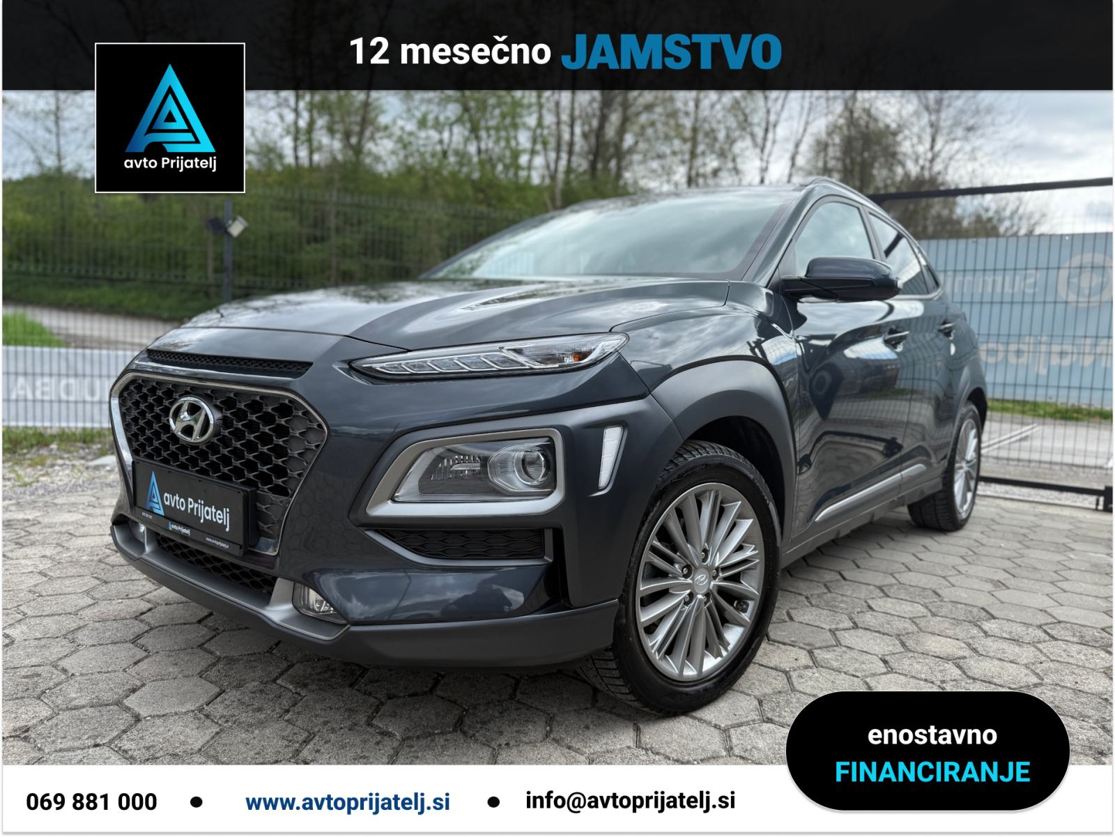Hyundai Kona 1.0 T-GDI 120 Premium 1.LASTNIK, 2020 god.