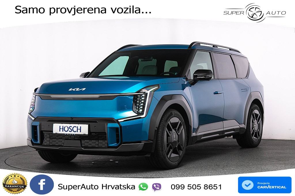 KIA EV9 99.8 kWh AWD GT Line 385 KS, LED+ACC+GR SJED+PANO+PDC+KAM+HEAD ...