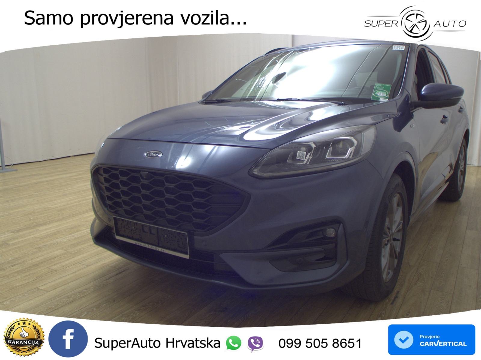 Kuga 1.5 EB ST-Line 150 KS, ACC+LED+GR SJED+HEAD+VIRT+KAM, 2021 god.