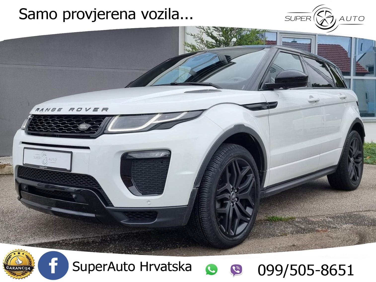 Land Rover Range Rover Evoque 2.0 TD4 AWD Aut. HSE 180 KS, REG 04/25 K ...