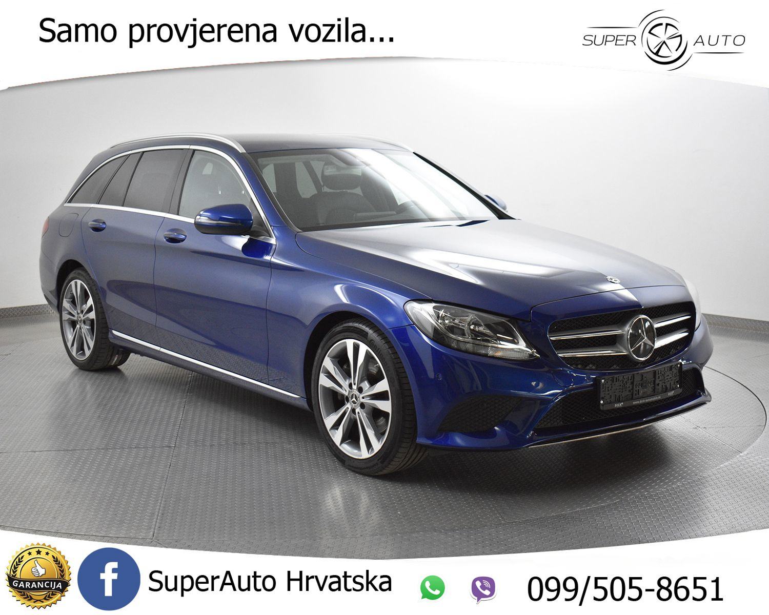 Mercedes C 300 CGI T 9G. Avantg. 258 KS, KAM+SHZ+KYLES+KOŽA, 2019 god.