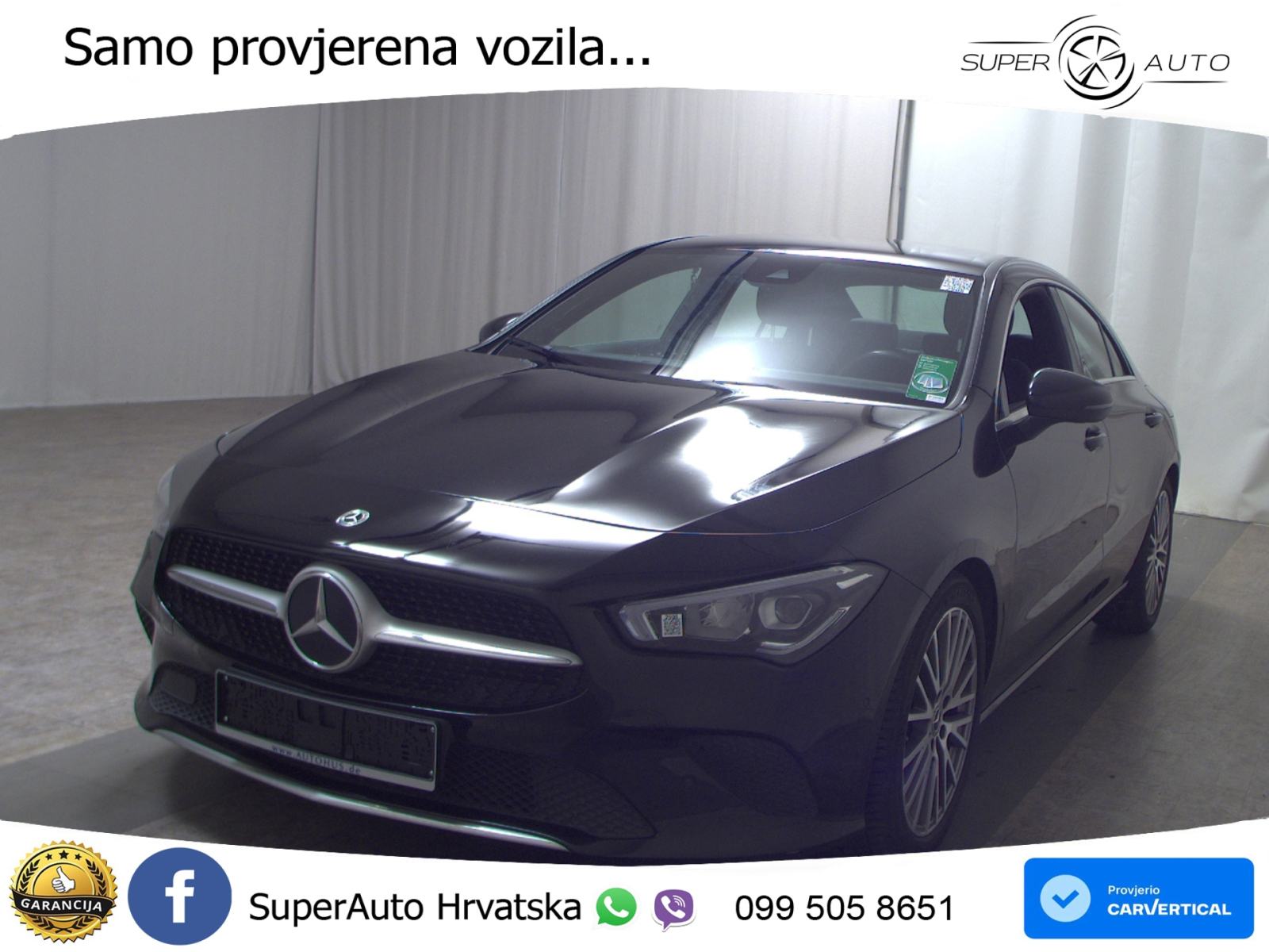 Mercedes CLA 200d Aut. Progressive 150 KS, LED+ACC+KAM+GR SJED+PDC+NAV ...