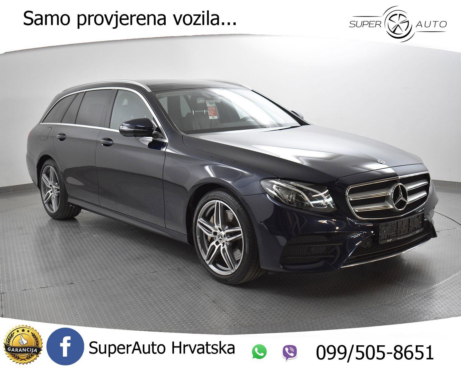Mercedes E 450 T 4M AMG Line 367 KS, PANO+LED+TEM+SHZ+360+KOŽA, 2020 god.