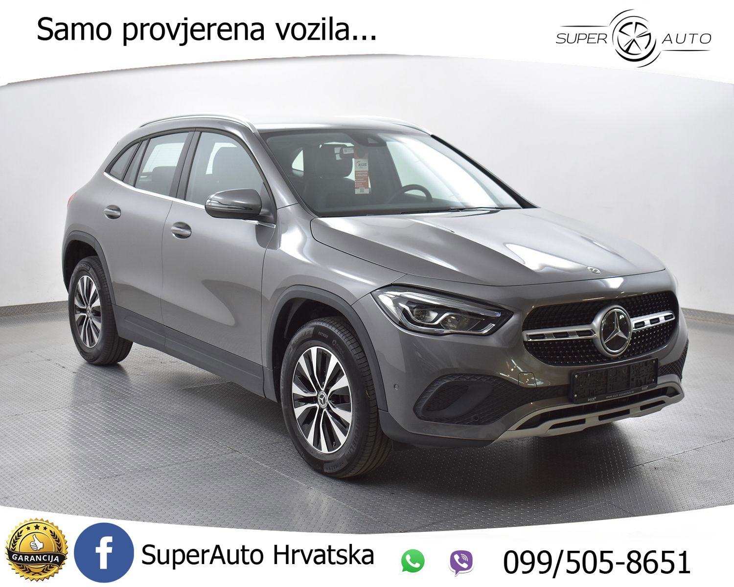 Mercedes GLA 180d 8G-DCT Style 116 KS, LED+GR SJED+VIRT+ASIST, 2022 god.