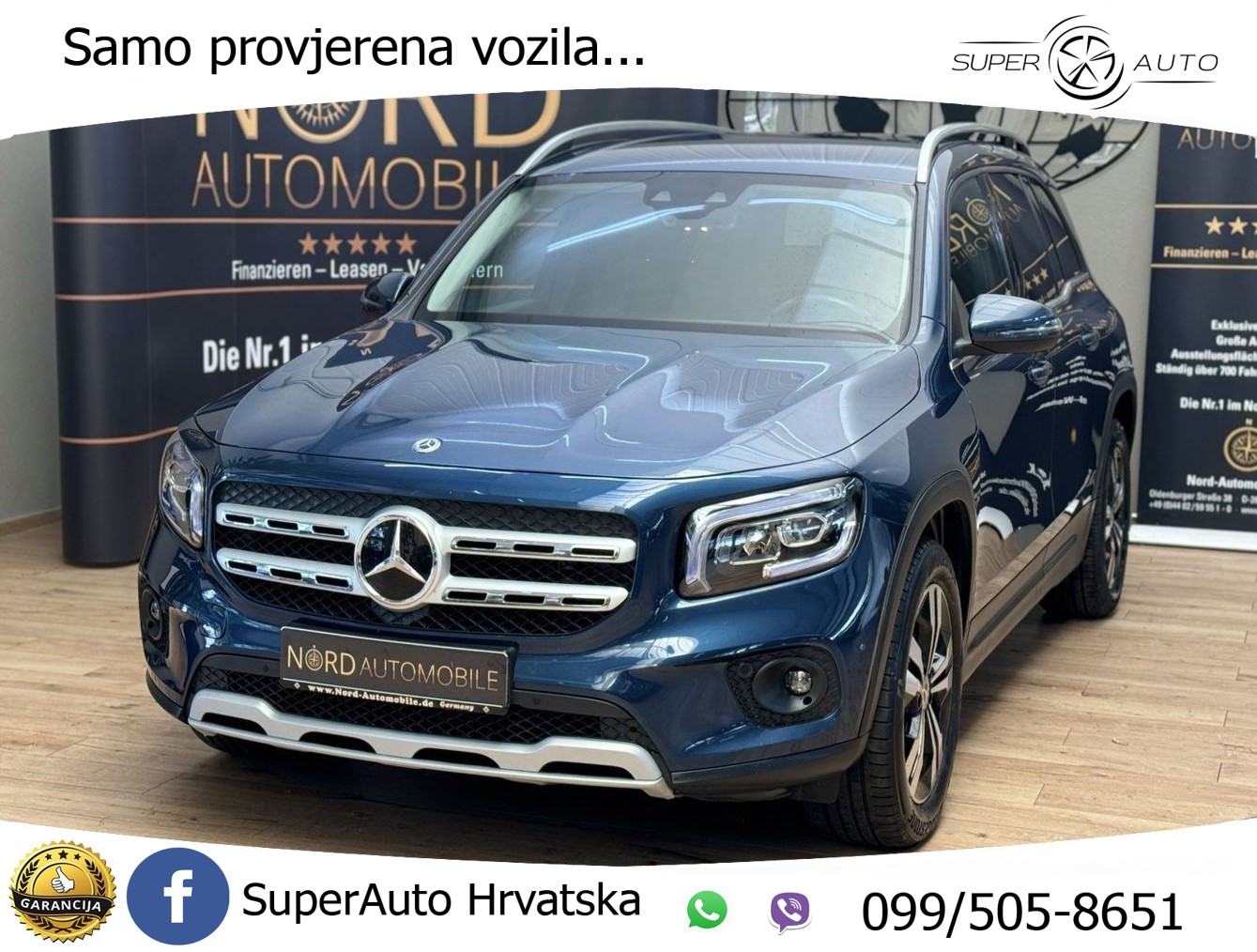 Mercedes GLB 200d 4M Aut. 150 KS, 7-SJED+ACC+KAM+LED+GR SJED+WIDES+NAV ...