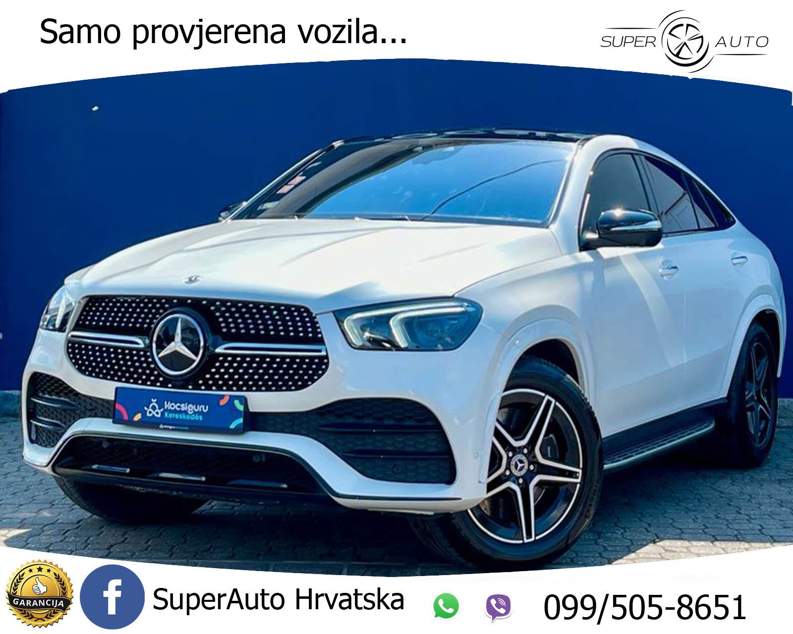 Mercedes GLE 400d Coupe 4M. AMG Line 330 KS, ZRAČNI+360+PANO+HEAD+MBUX ...