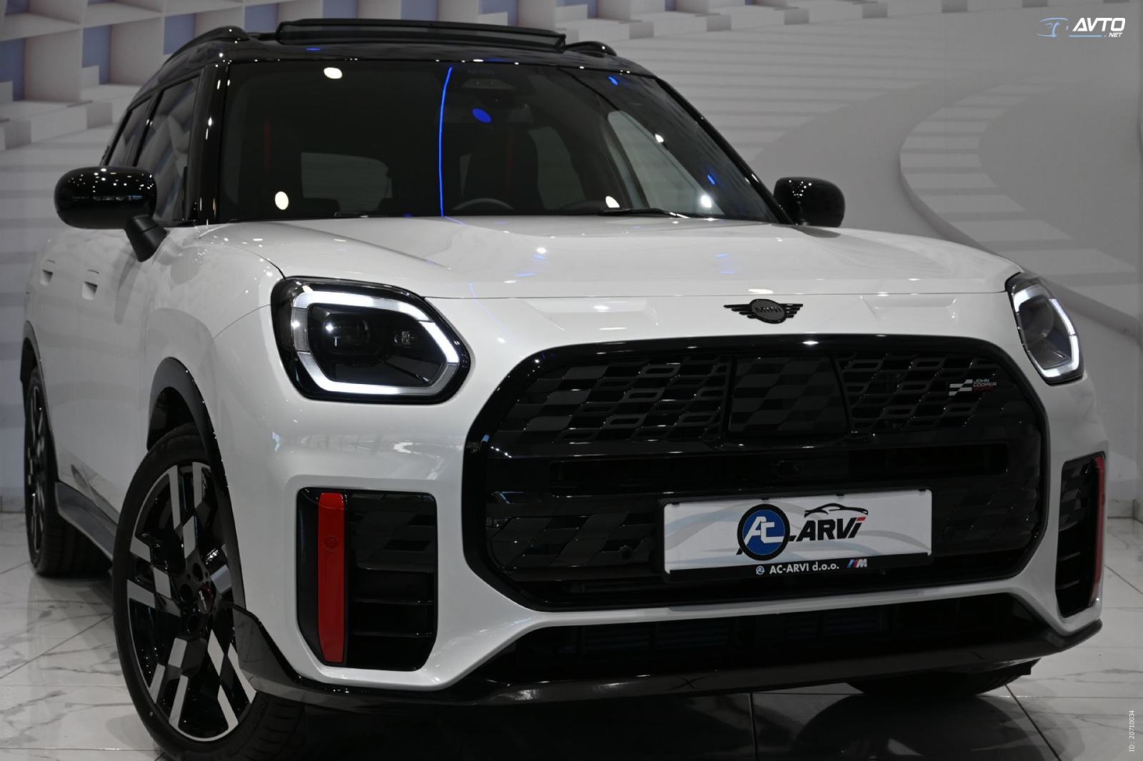 Mini Countryman JCW ALL4-RADAR.PANO-KEYLESS-KAM.360-HUD, 2024 god.