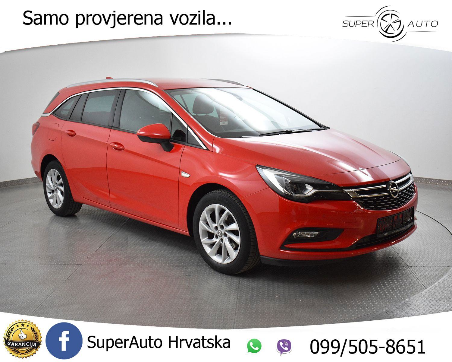 Opel Astra ST 1.6 CDTI Innov 110 KS, MATRIX+KAM+SHZ+TEM, 2018 god.