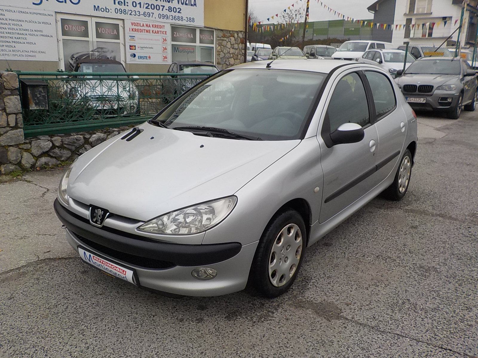 Peugeot 206 1,4 HDi,klima,reg.3/25, veliki servis,MODEL 2005*KARTICE ...