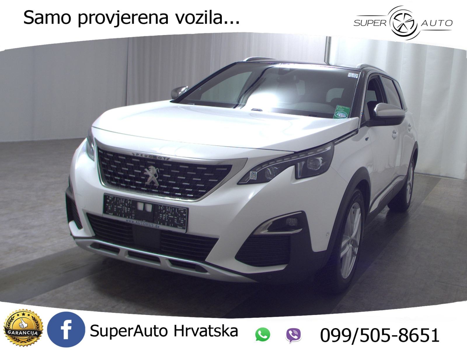 Peugeot 5008 2.0 BlueHDi GT-Line 7-sjedala 177 KS, LED+SHZ+360 +TEM+VI ...