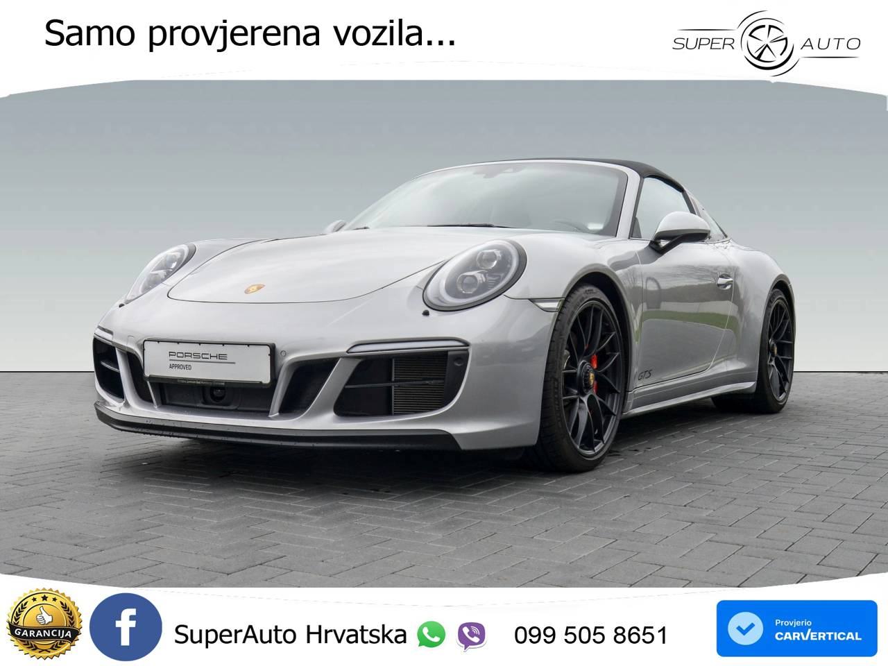 Porsche 911 Targa 4 PDK GTS 450 KS, ACC+LED+KAM+GR SJED+CHRONO+BURM ...