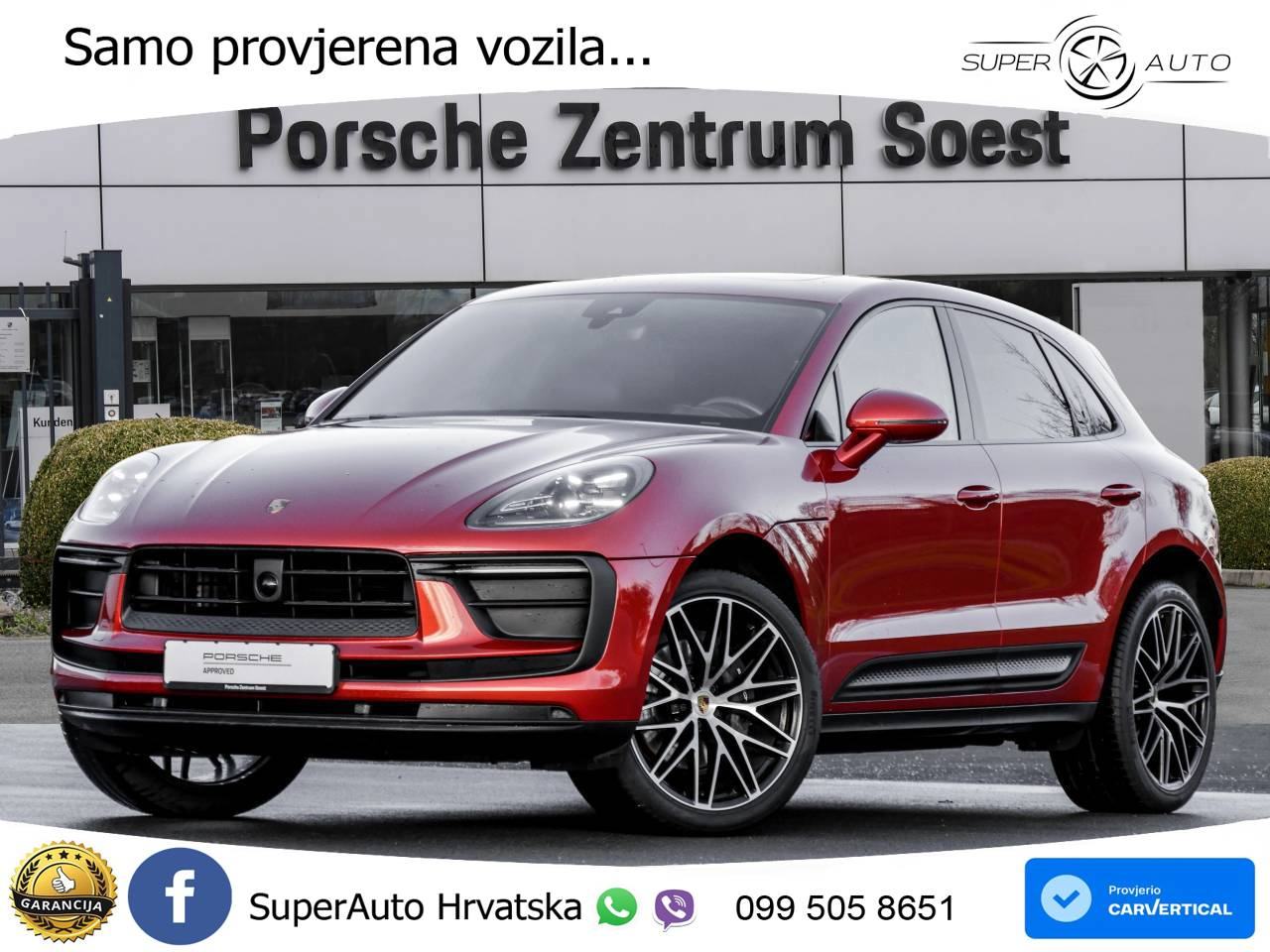 Porsche Macan 2.0 PDK 265 KS, ACC+KAM+LED+GR SJED+PANO+BOSE, 2022 god.