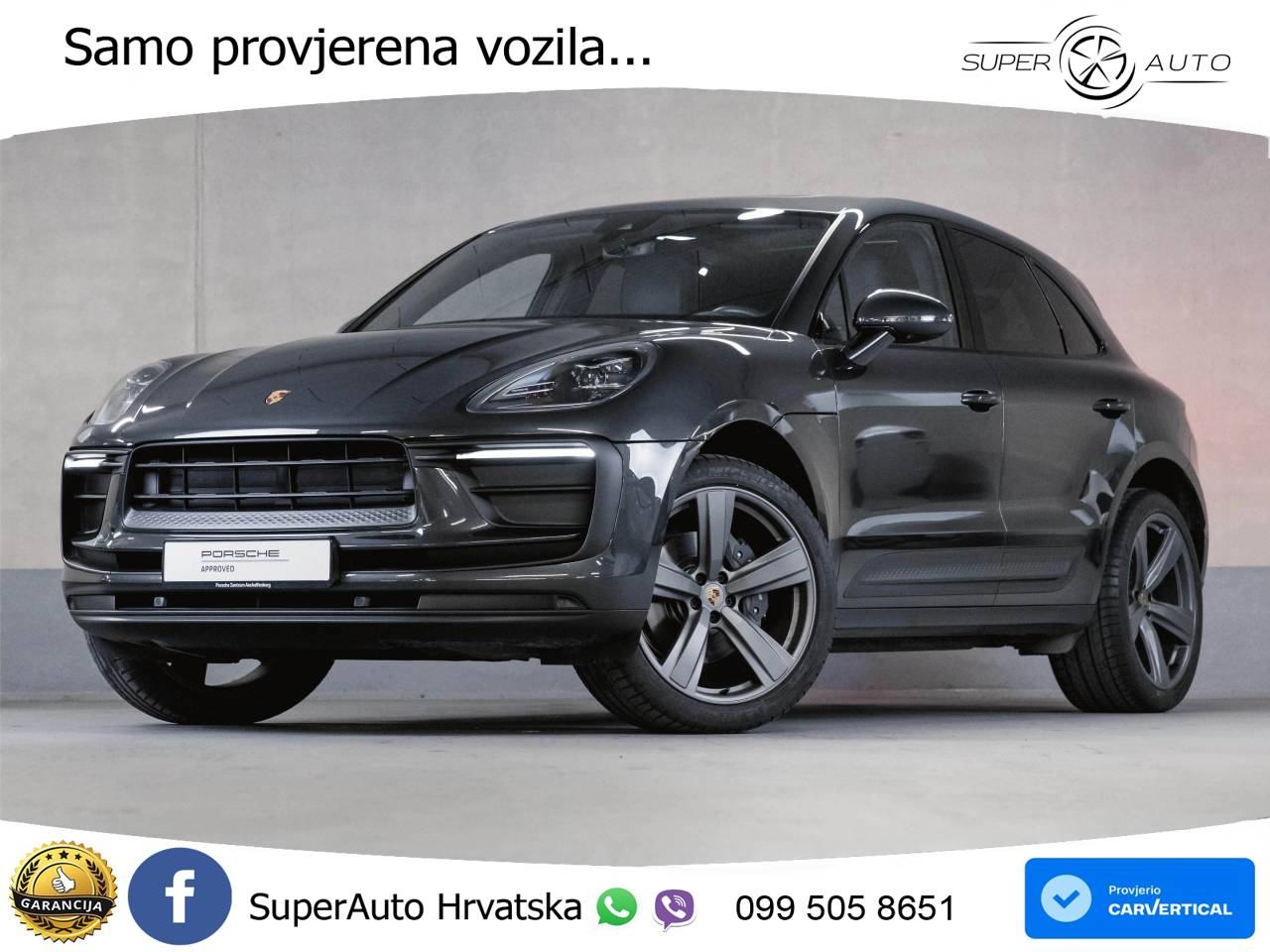 Porsche Macan 2.0 PDK 265 KS, KAM+LED+GR SJED+PANO+BOSE+CHRONO, 2022 god.