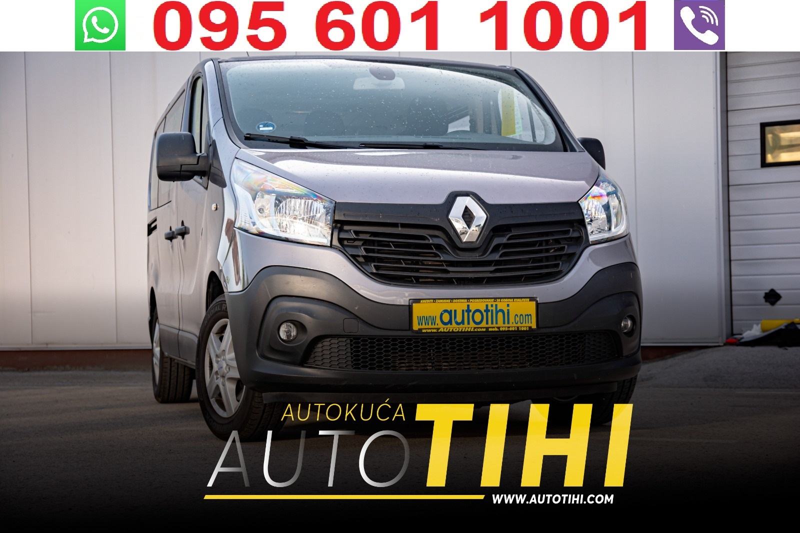 Renault Trafic 1,6dCi 125 2017G MINI BUS 9 SJEDALA MINIBUS 87000KM ...