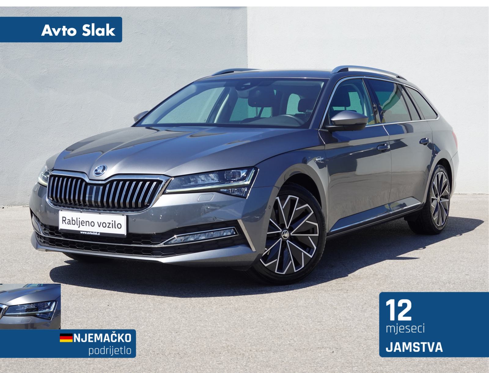 Škoda Superb 2.0 TDI Combi L K DSG 4X4+MATRIX+DCC+360 KAMERA, 2022 god.
