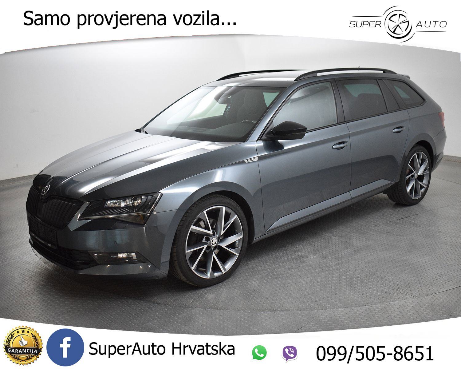 Škoda Superb Combi 2.0 TDI Sport Line 150 KS, ACC+XEN+SHZ+MEMO+19, 2017 ...