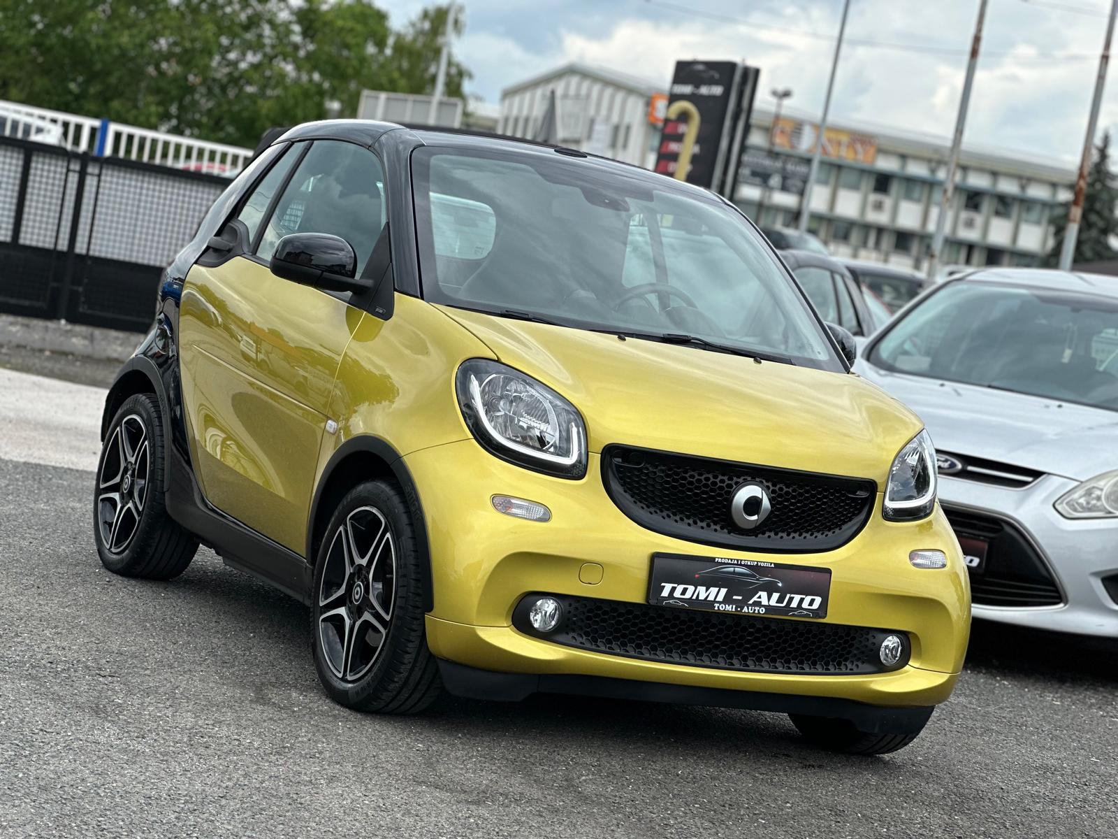Smart fortwo cabrio PRIME TURBO 90KS automatik, 2016 god.