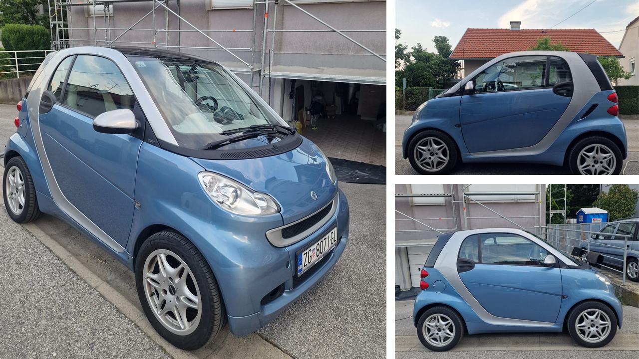 Smart fortwo cdi automatik, diesel, panoramski krov, 2011 god.