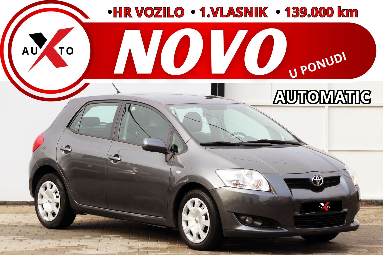 Toyota Auris 1,6 | Kupljen nov u Hr |Samo 139 t.km. | AUTOMATIC F1 ...