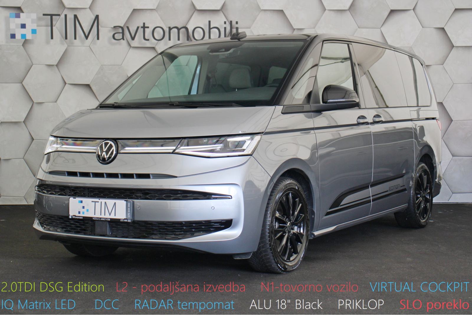 Volkswagen Multivan T7 N1- teretni L2 2.0TDI DSG EDITION COCKPIT RADAR ...