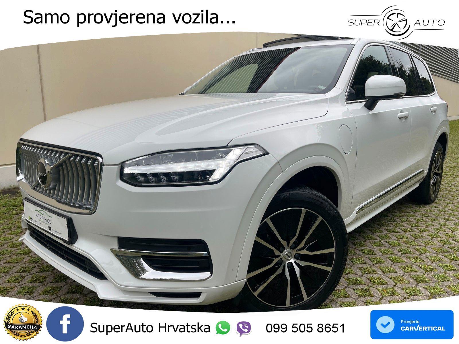 Volvo XC90 T8 AWD Inscription 392 KS, 7-SJED+ACC+GR SJED+360+PANO, 2021 ...