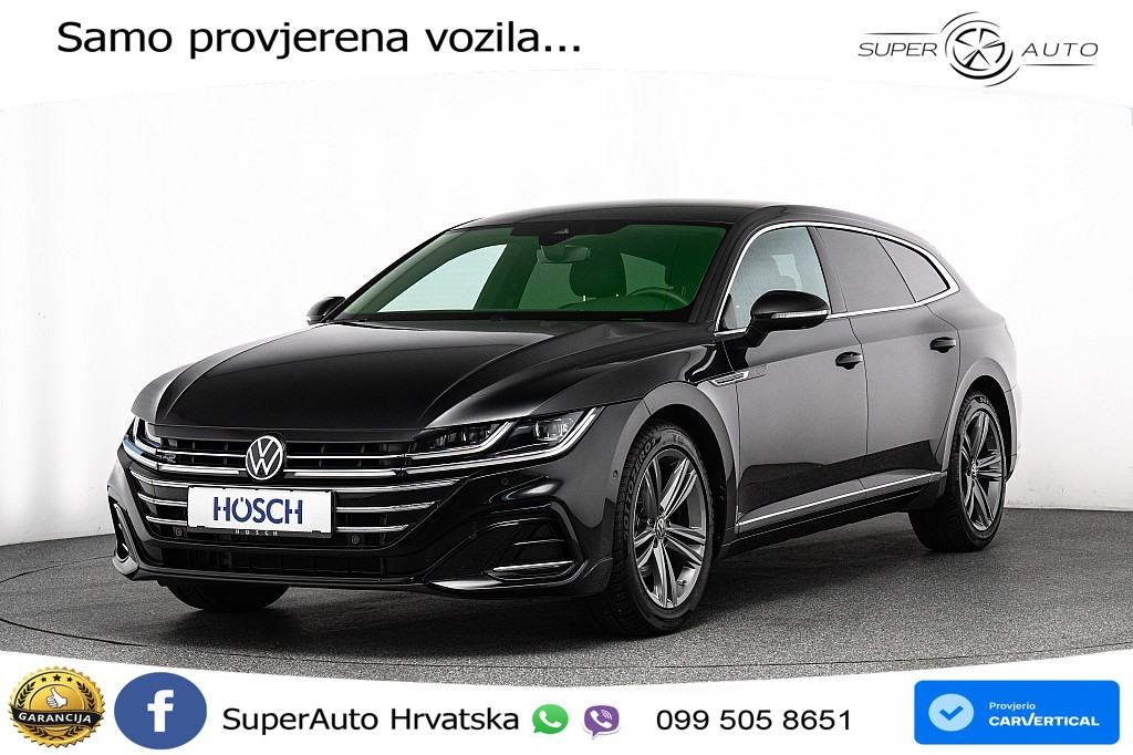 VW Arteon SB 2.0 TDI 4M DSG R Line 200 KS, MATRIX+ACC+4xGR SJED+360+VI ...