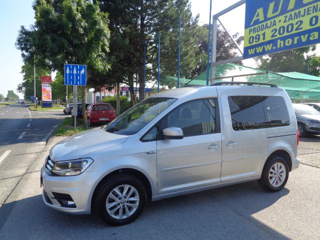 VW Caddy 2,0 TDI,Automatik,102Ks,Navi,Led,Park.Senzo,Full,Tooop, 2019 god.