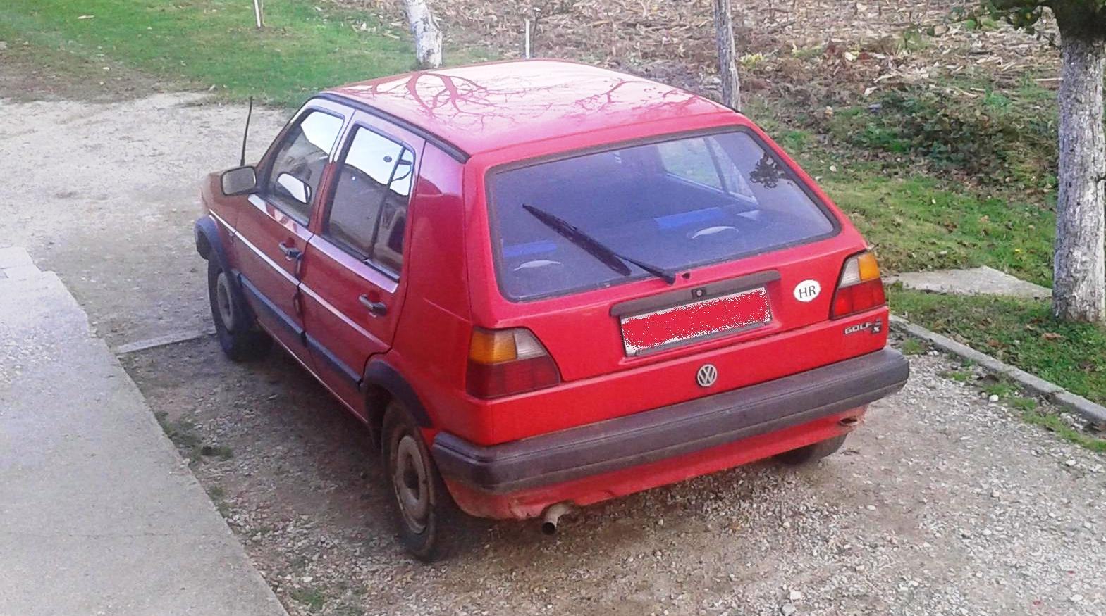 VW Golf 2, diesel, 1993. godina (prva registracija), 1991 god.