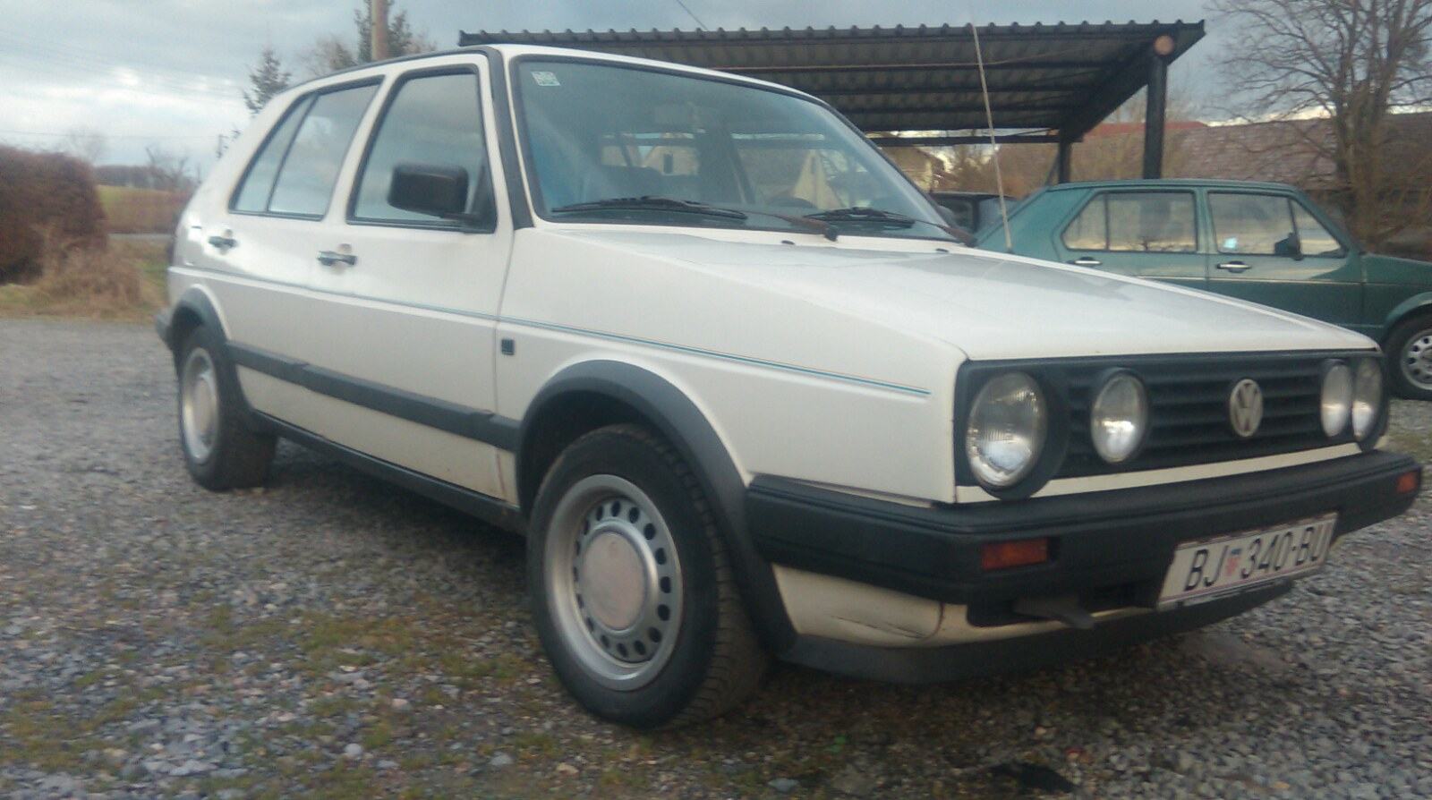 VW Golf II GL D 1.6 td regan.god.dana odlican, 1990 god.