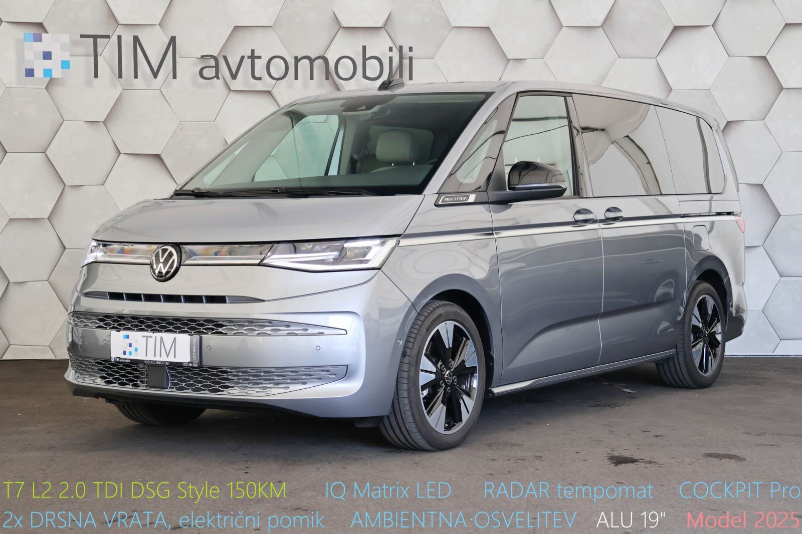 VW Multivan T7 L2 2.0TDI DSG Style IQ Matrix COCKPIT NAVI KAMERA, 2024 god.