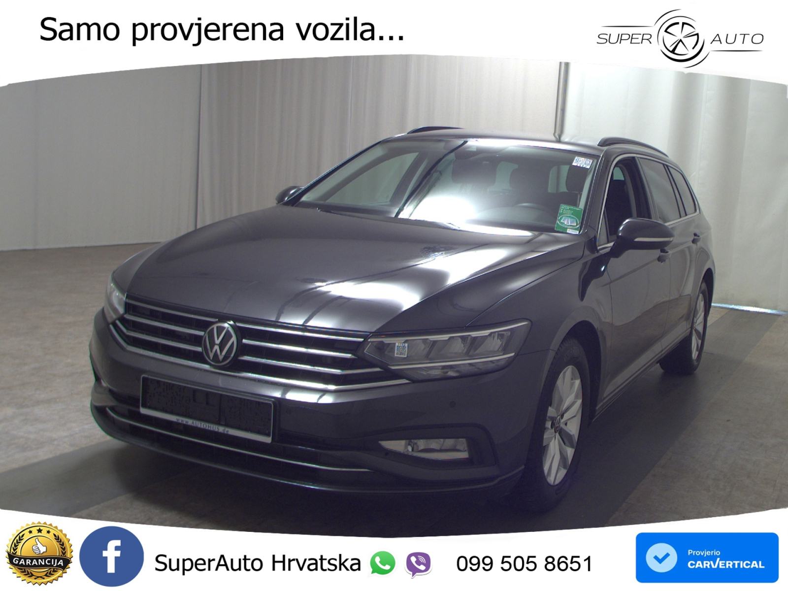 VW Passat Variant 1.5 TSI DSG Business 150 KS, LED+ACC+GR SJED+PDC, 2023 god.