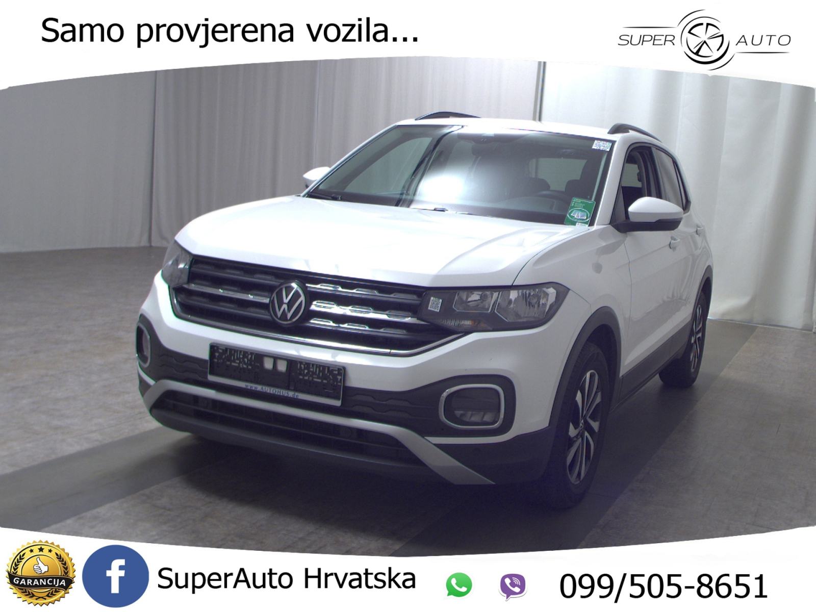 VW T-Cross 1.0 TSI Life 110 KS, ACC+PARK+GR SJED+ASIST, 2022 god.