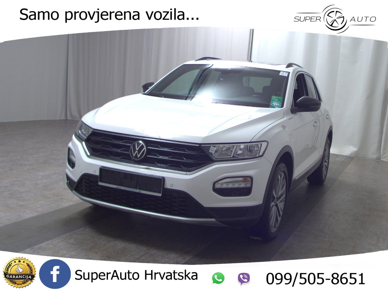VW T-Roc 1.5 TSI United 150 KS, KAM+PANO+GR SJED+VIRT +ASIST, 2021 god.