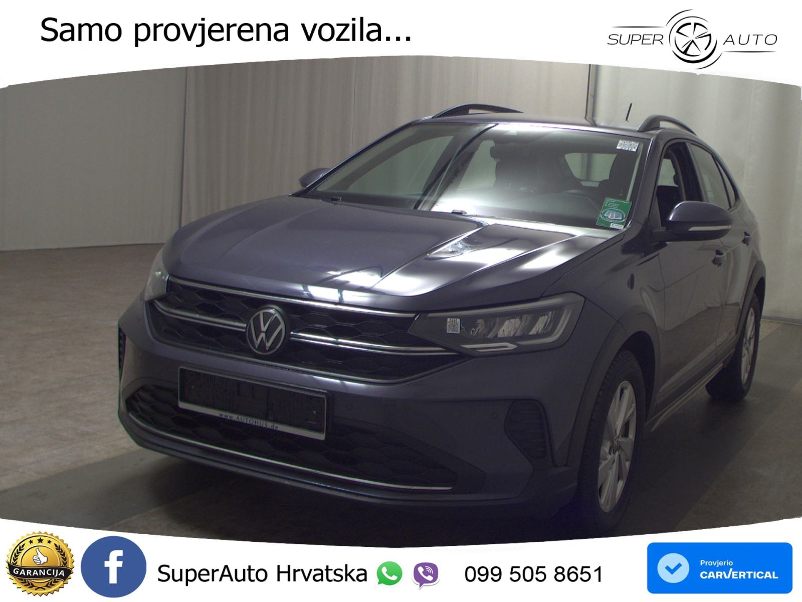 VW Taigo 1.0 TSI Life 95 KS, LED+GR SJED+VIRT+PARK, 2023 god.