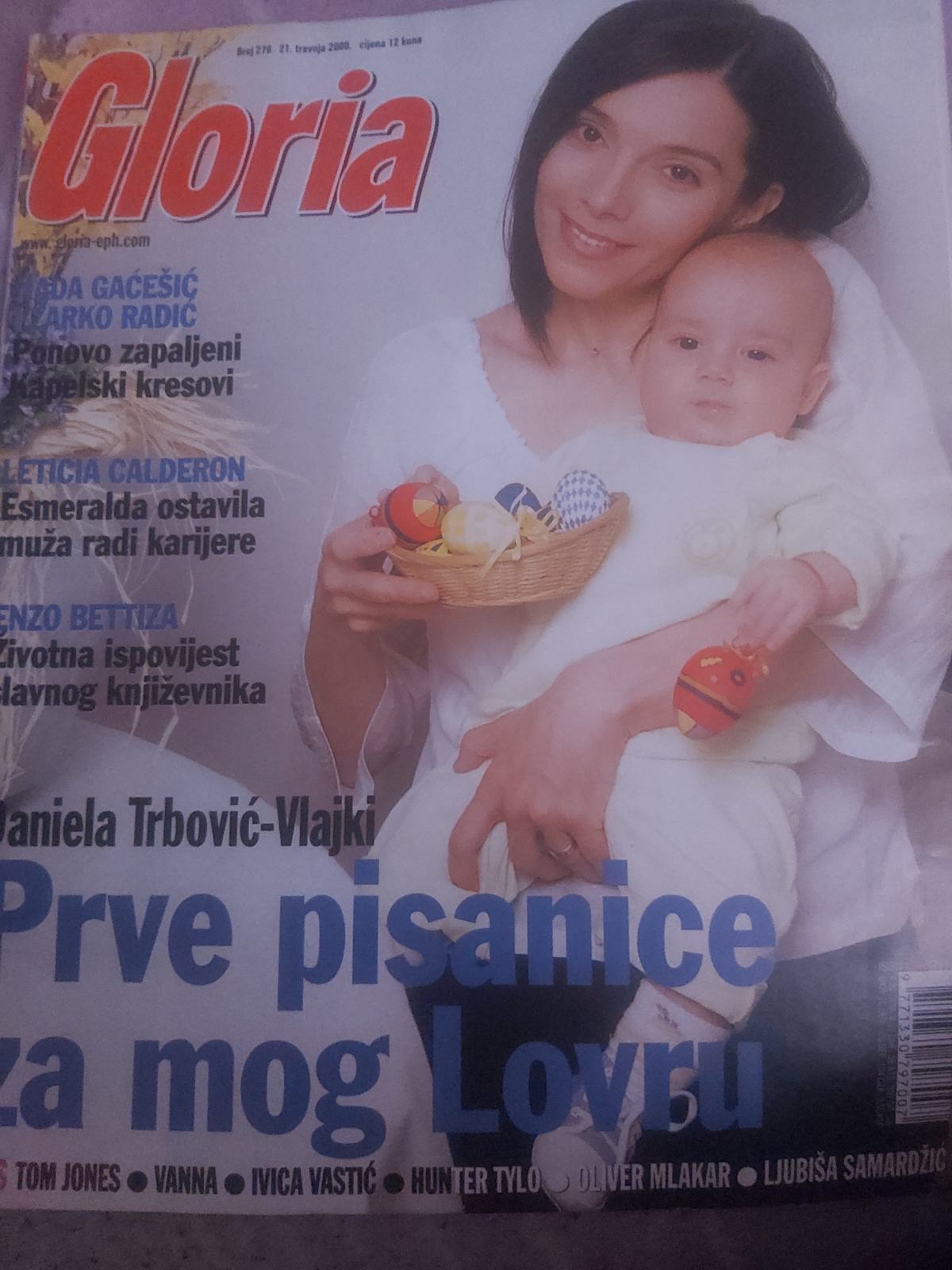 GLORIA MAGAZIN 2000 GODINA STORY LETICIA CALDERON