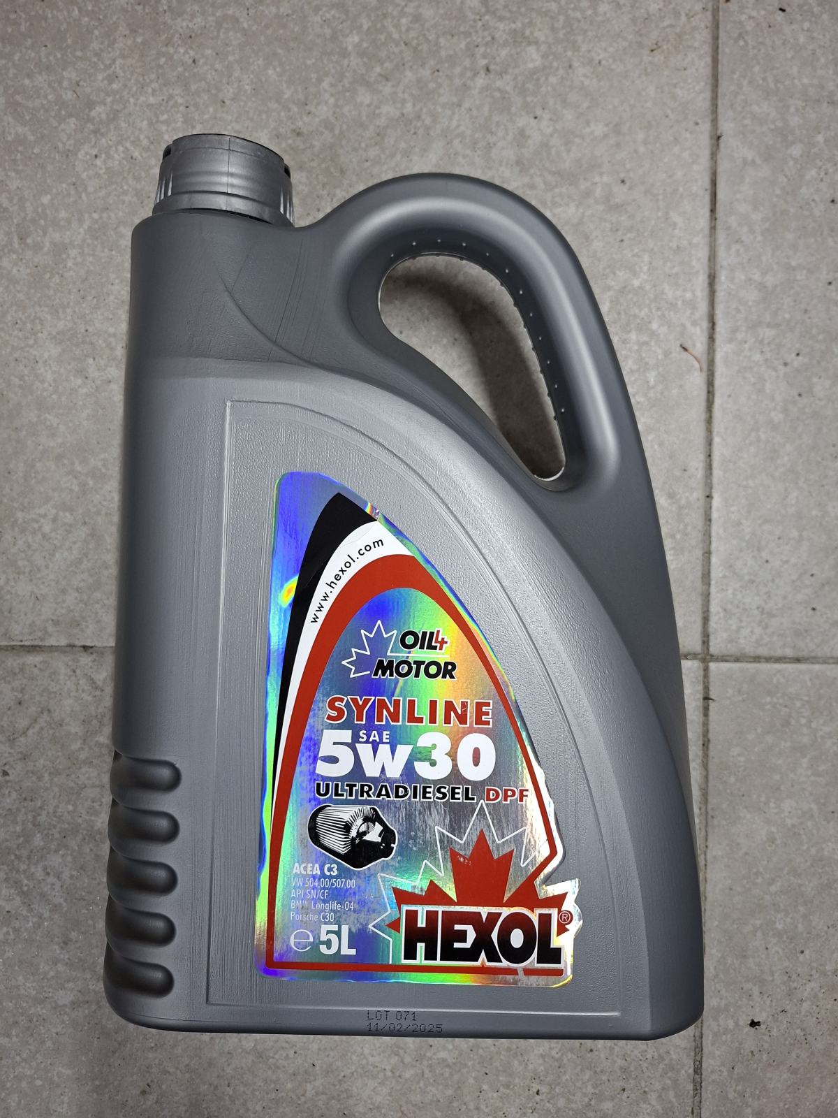 Motorno ulje 5w30 Hexol
