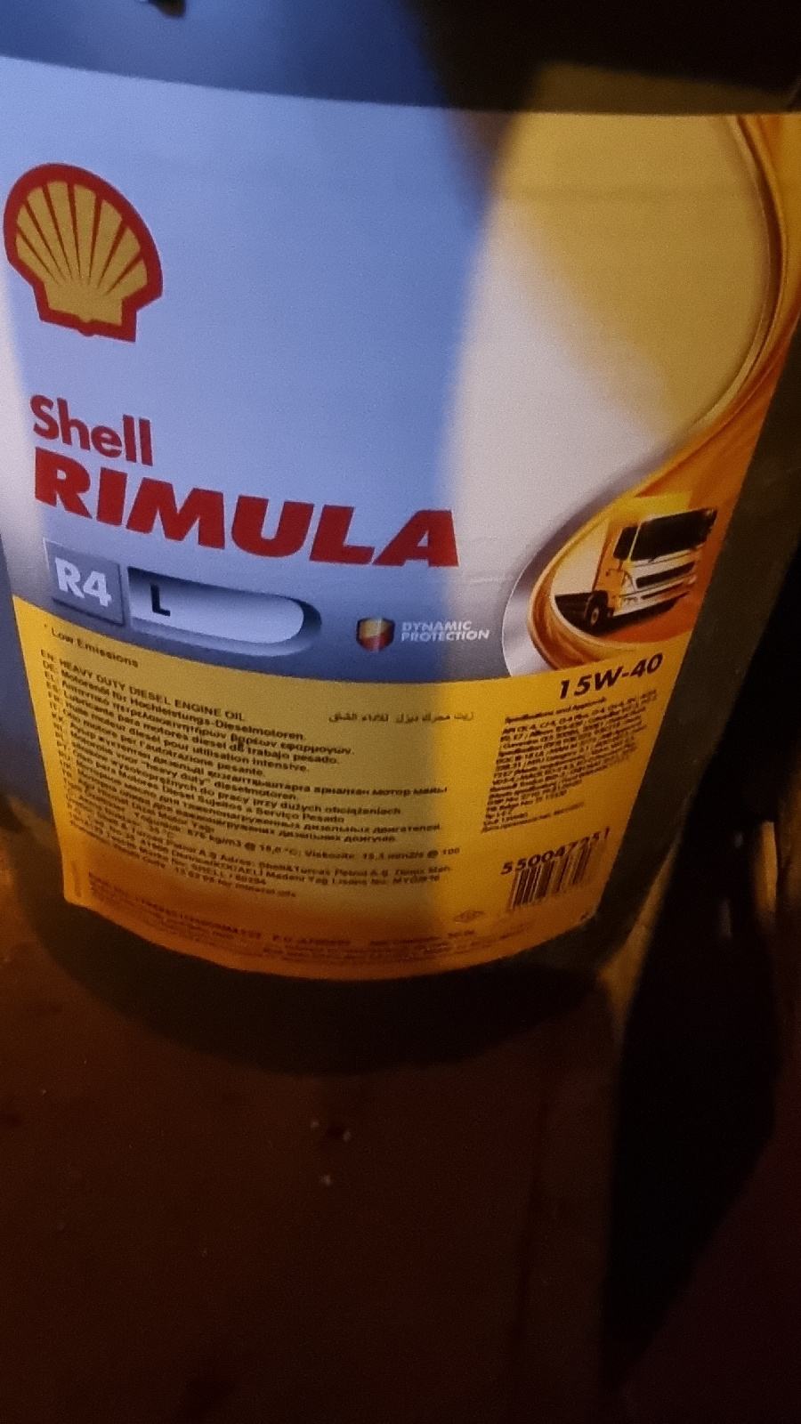 motorno ulje shell rimula 15-40