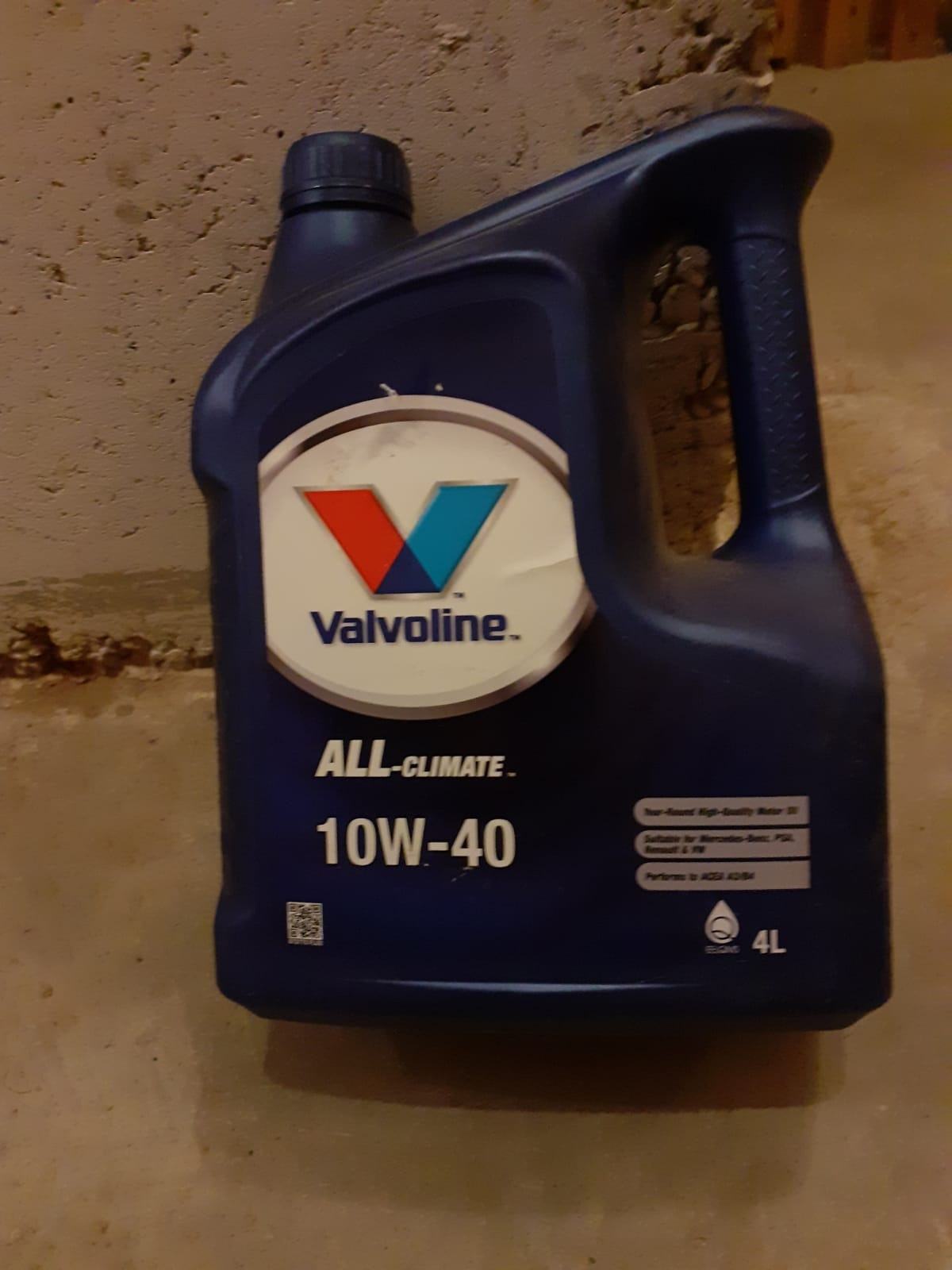 Motorno ulje Valvoline 10W-40 za automobile