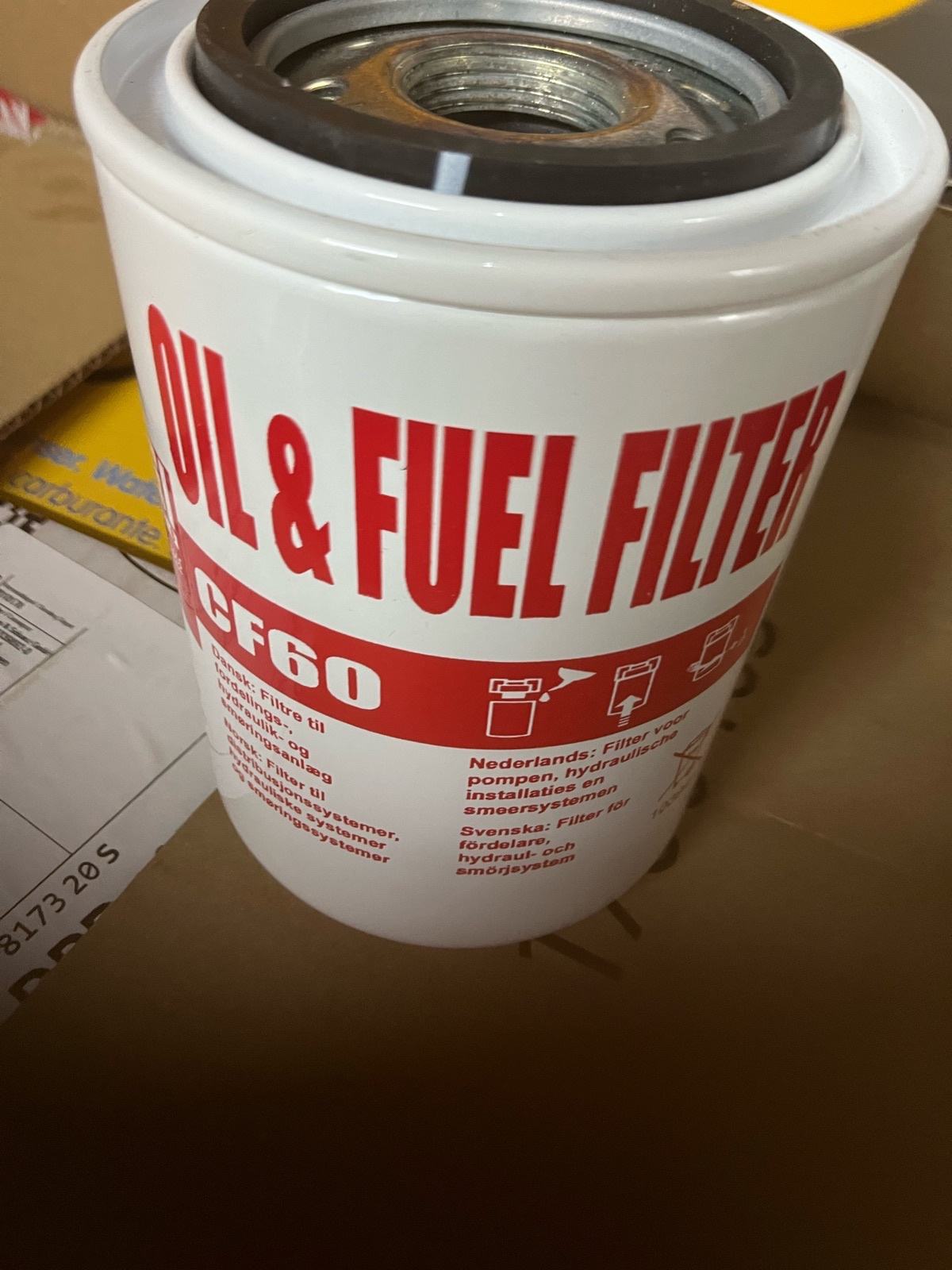 Piusi filter čestica goriva ili ulja CF60